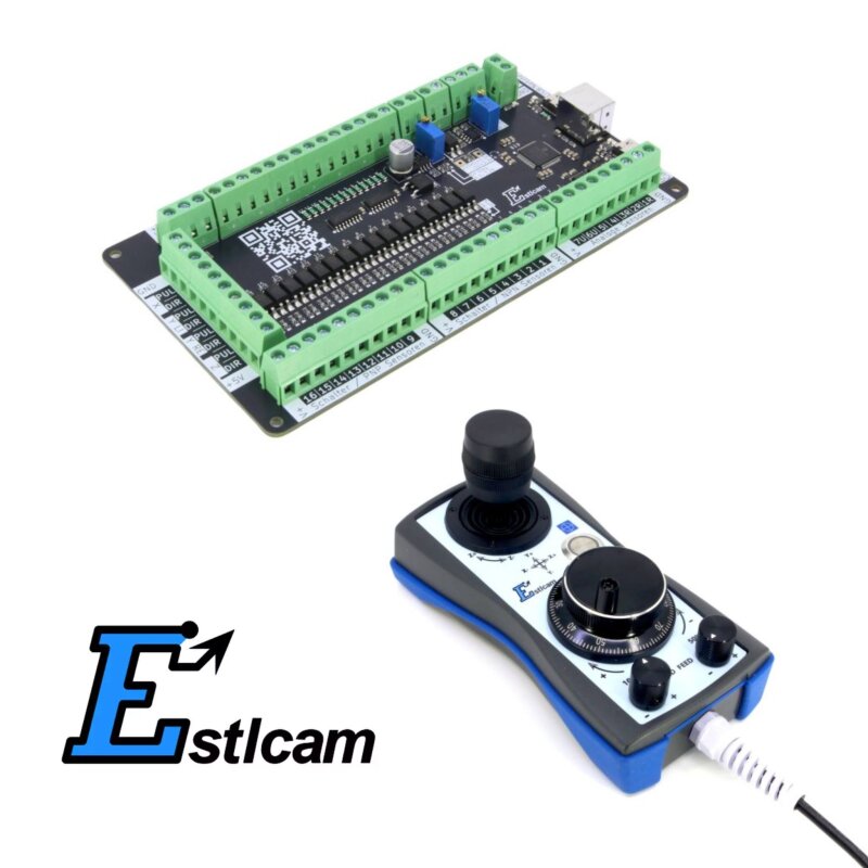 Estlcam set: Clamp adapter M + handwheel, 241,25